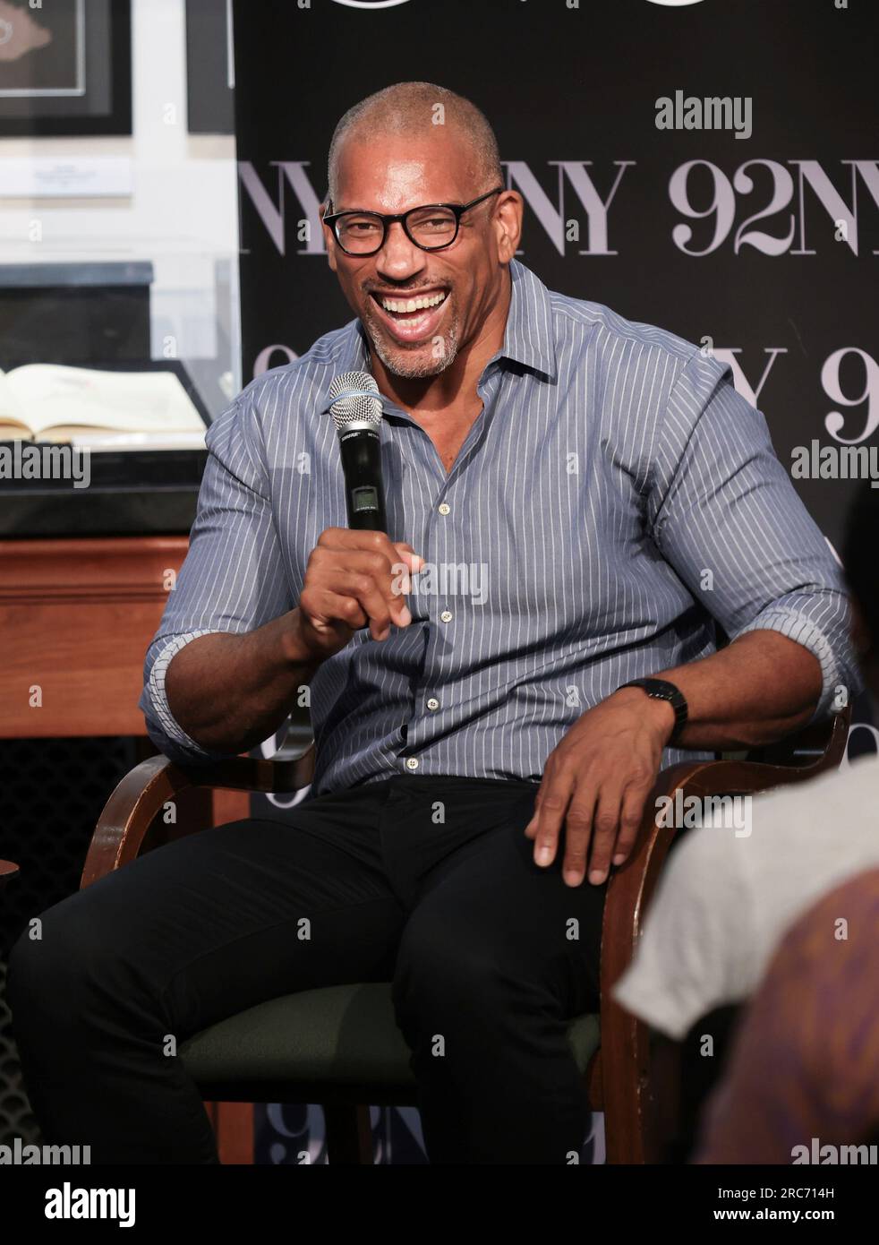 Christian Cooper in conversation with Whoopi Goldberg discussing his ...