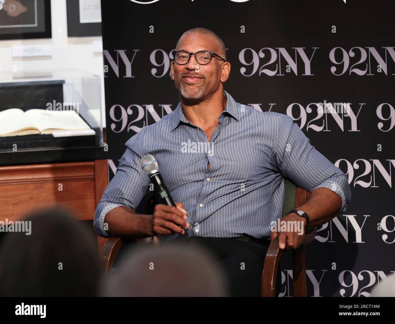 Christian Cooper in conversation with Whoopi Goldberg discussing his ...