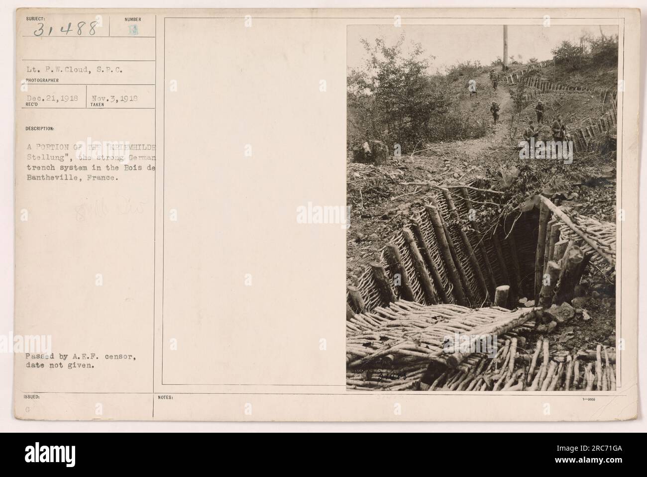 German trench system hi-res stock photography and images - Alamy