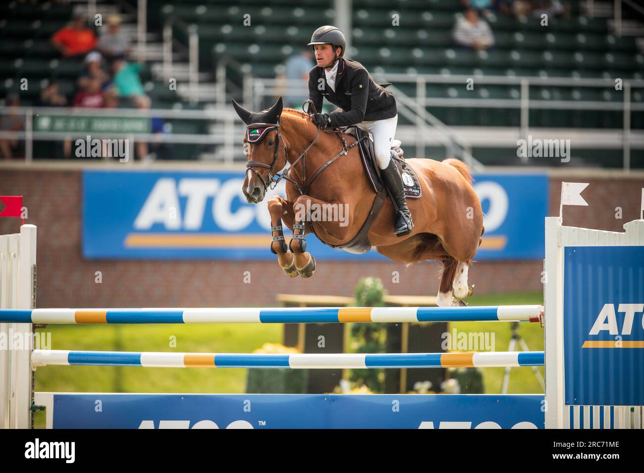 Darragh Kenny of Ireland competes in the Rolex North American Grand ...