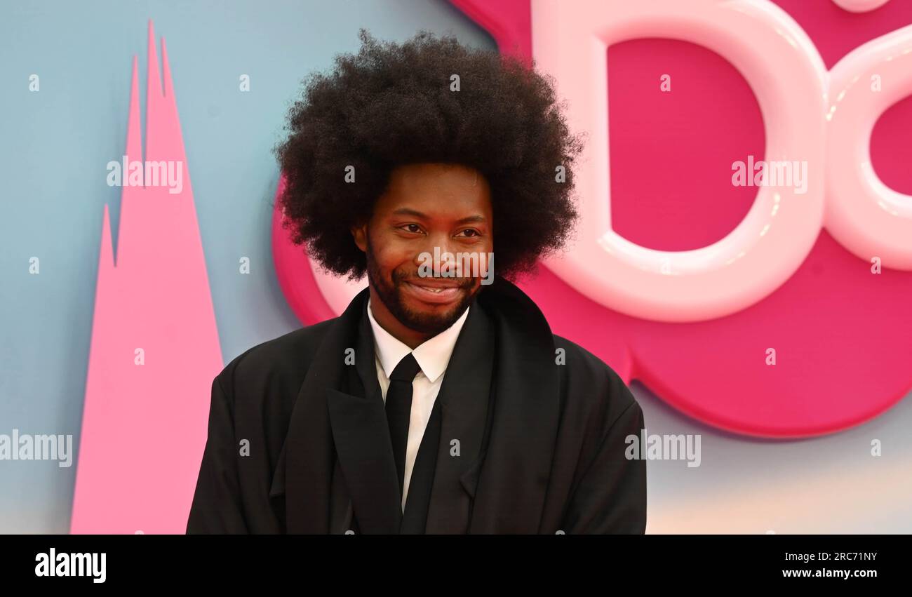 Playwright Jeremy O. Harris arrives at Cineworld Leicester Square ...