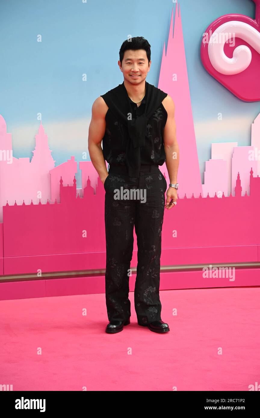 Simu Liu arrives at Cineworld Leicester Square, London, UK. 12 July ...
