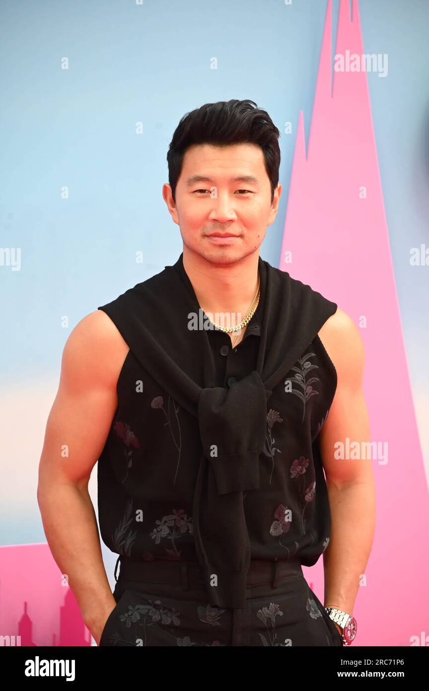 Simu Liu arrives at Cineworld Leicester Square, London, UK. 12 July ...