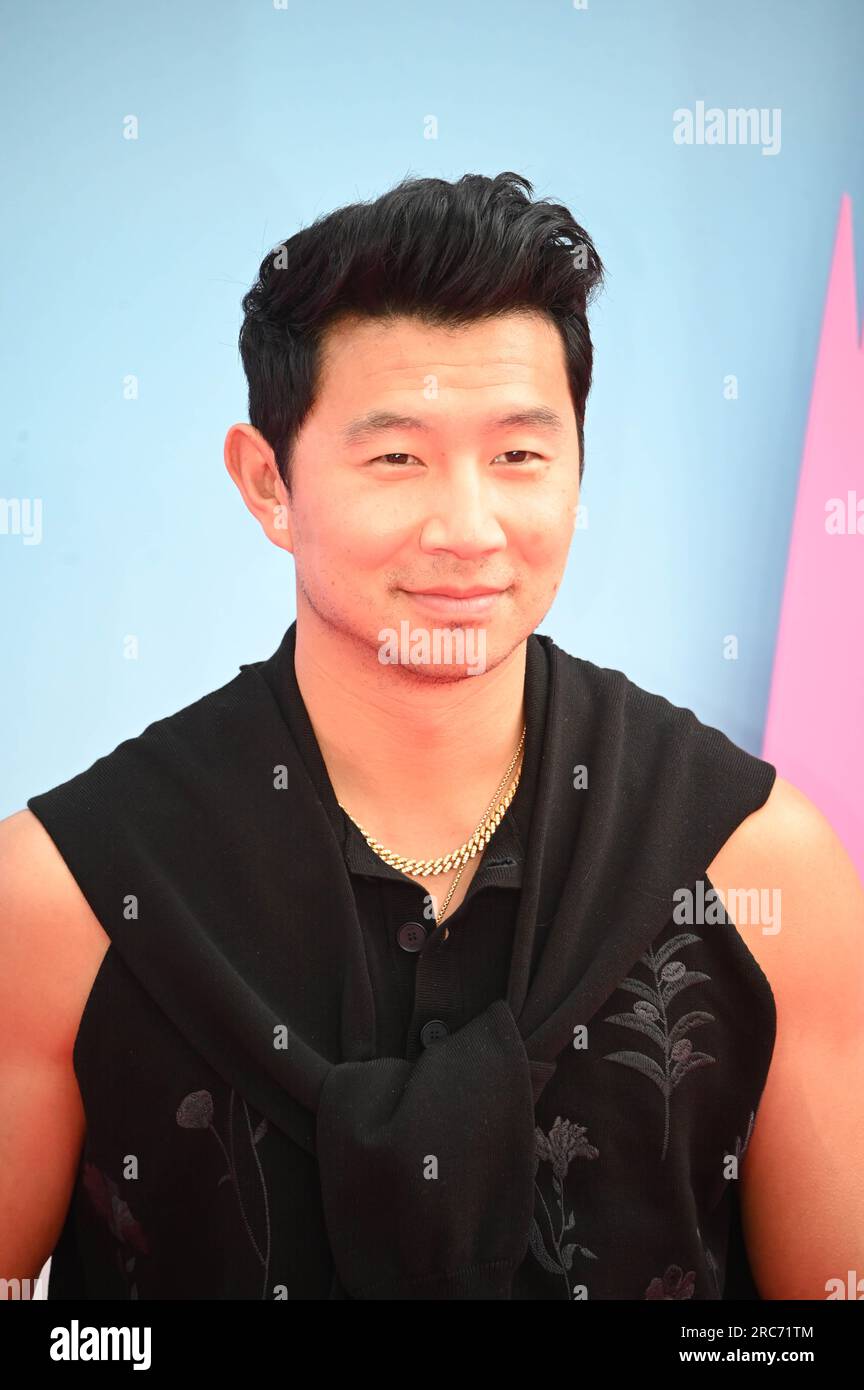 Simu Liu arrives at Cineworld Leicester Square, London, UK. 12th July ...