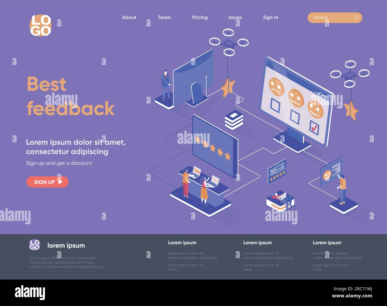 Best feedback Stock Vector Images - Alamy