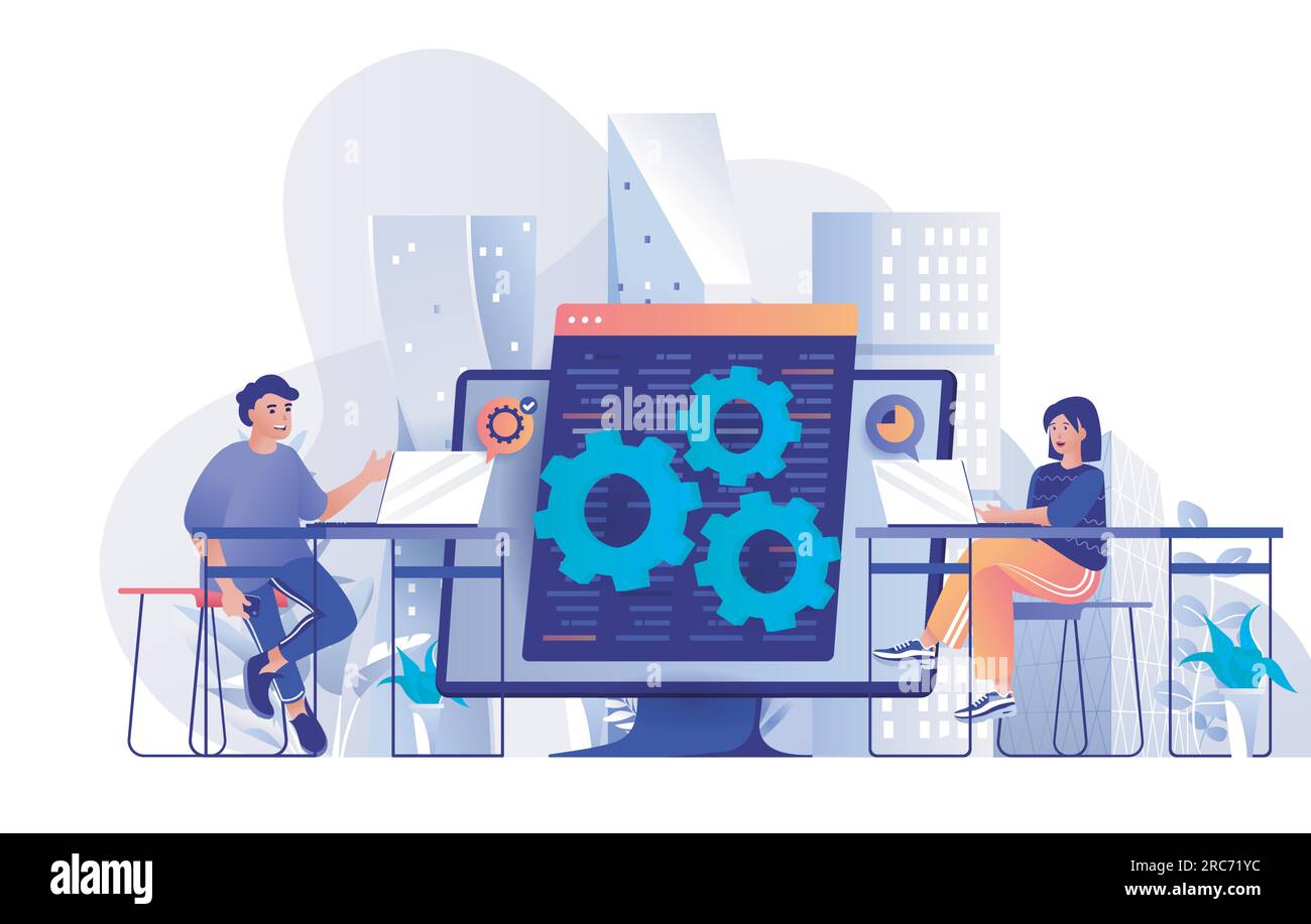 Team tech Stock Vector Images - Alamy