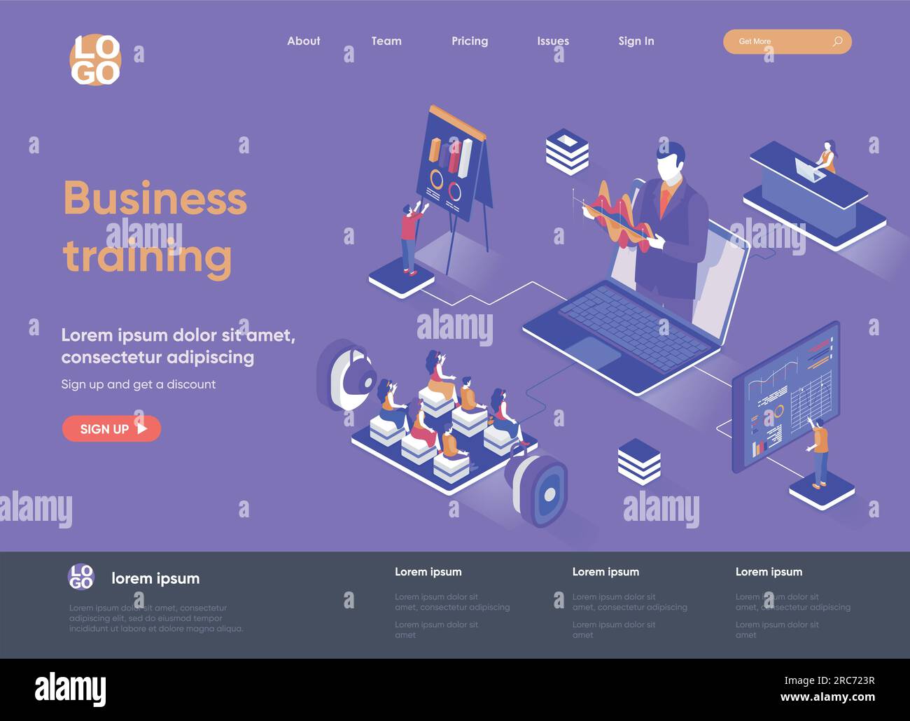 Leadership skills concept cartoon hi-res stock photography and images ...