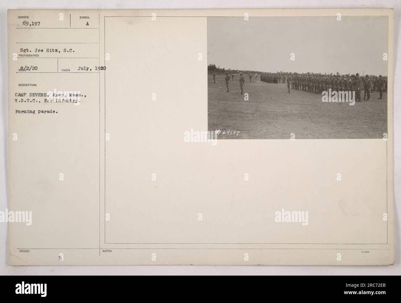 Soldiers at Camp Devens in Ayer, Massachusetts, participating in the R ...