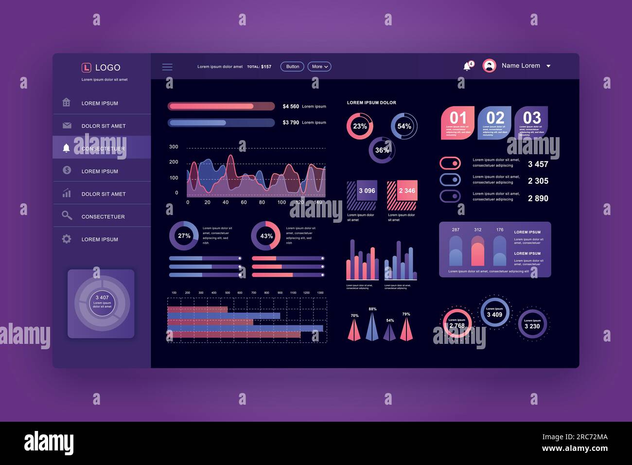 Administration info Stock Vector Images - Alamy