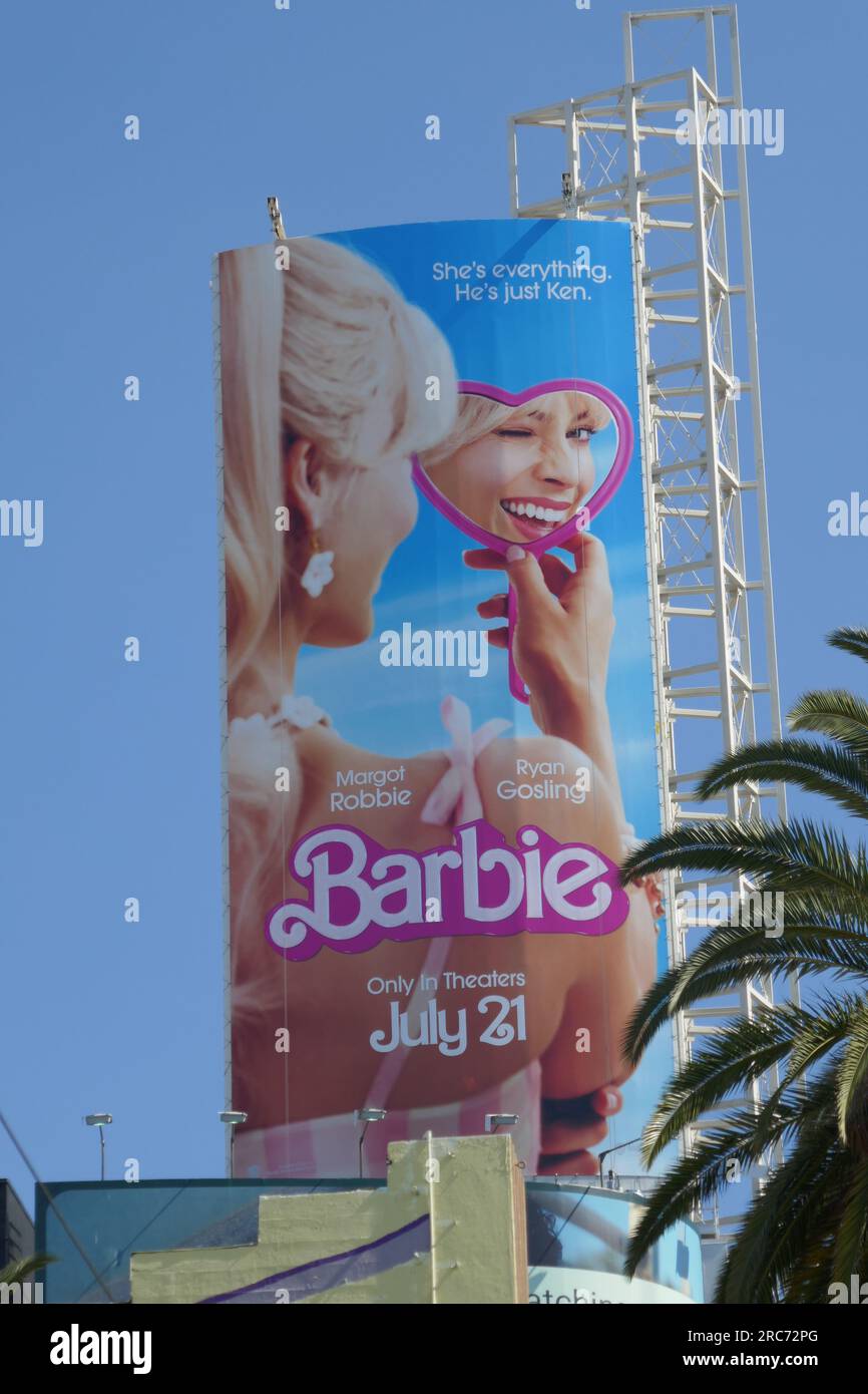 Los Angeles, California, USA 12th July 2023 Margot Robbie Barbie ...