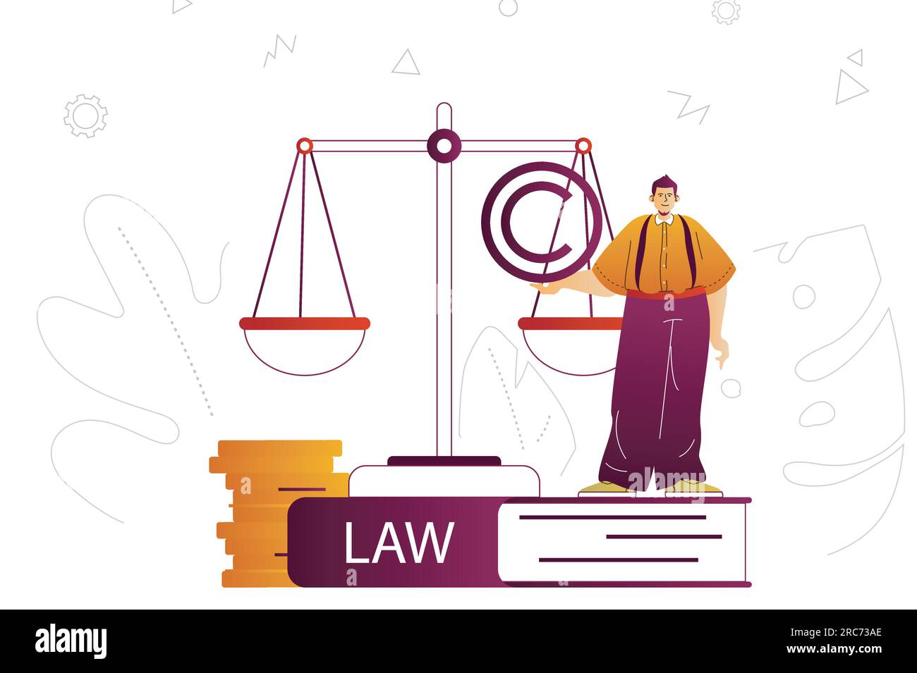 Business law Stock Vector Images - Alamy