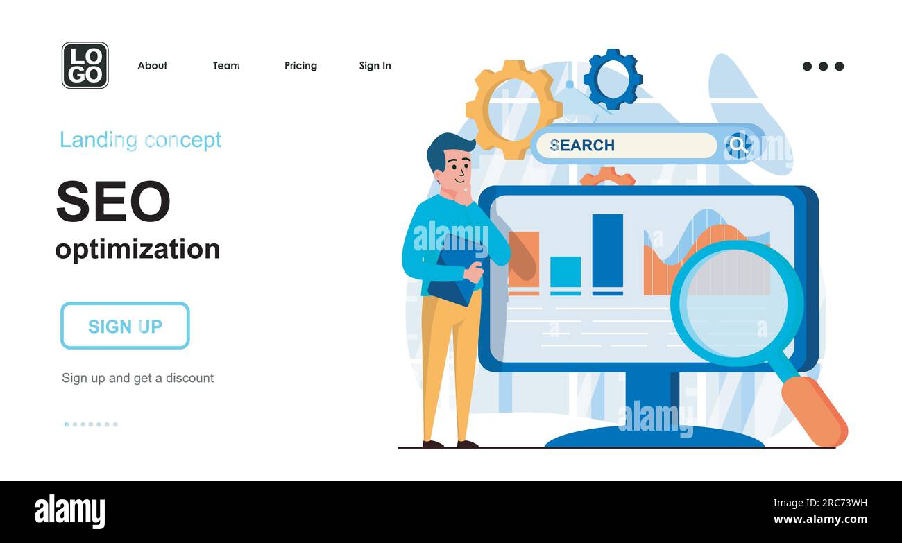 Analyzing data Stock Vector Images - Alamy