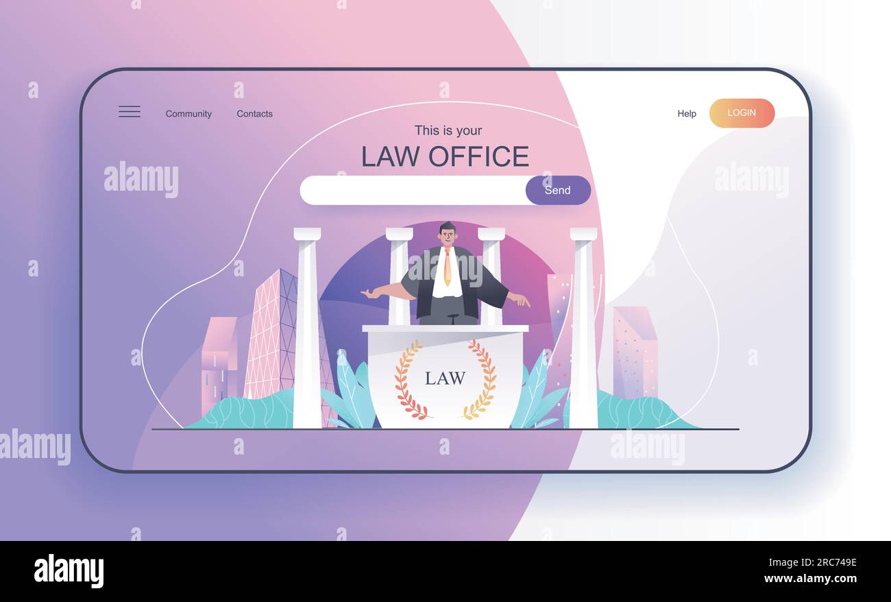 Law office practice Stock Vector Images - Alamy