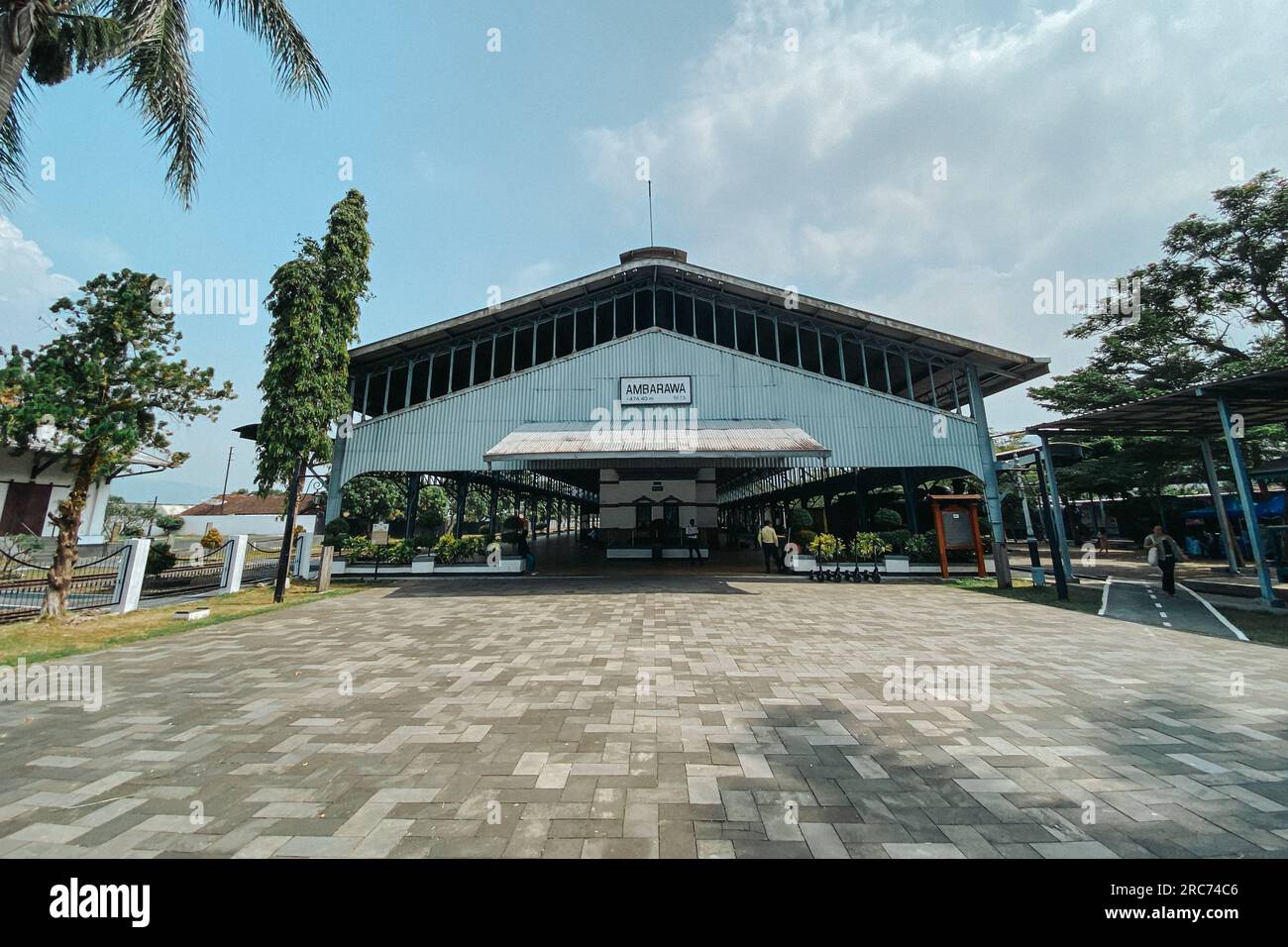 Ambarawa Railway Museum or Willem Station historical building in ...