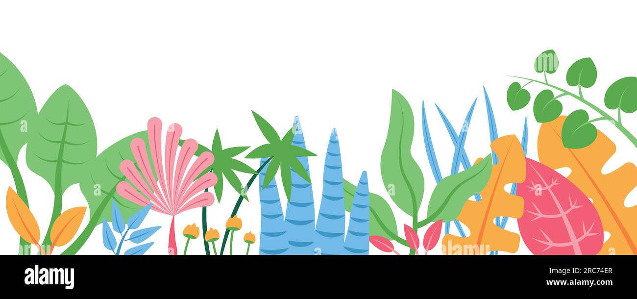 Mixed border botany Stock Vector Images - Alamy