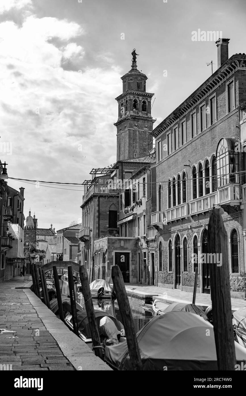 Venice, Italy - April 2, 2022: Santa Maria dei Carmini, or Carmini, is ...