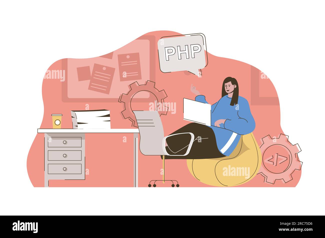 Computer languages cartoon hi-res stock photography and images - Alamy