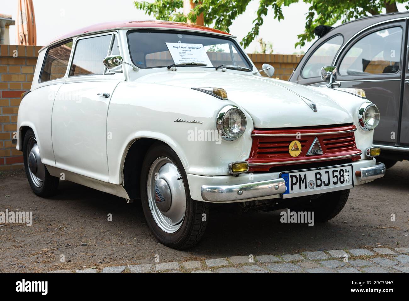 WERDER (HAVEL), GERMANY - MAY 20, 2023: The small car Lloyd Alexander ...