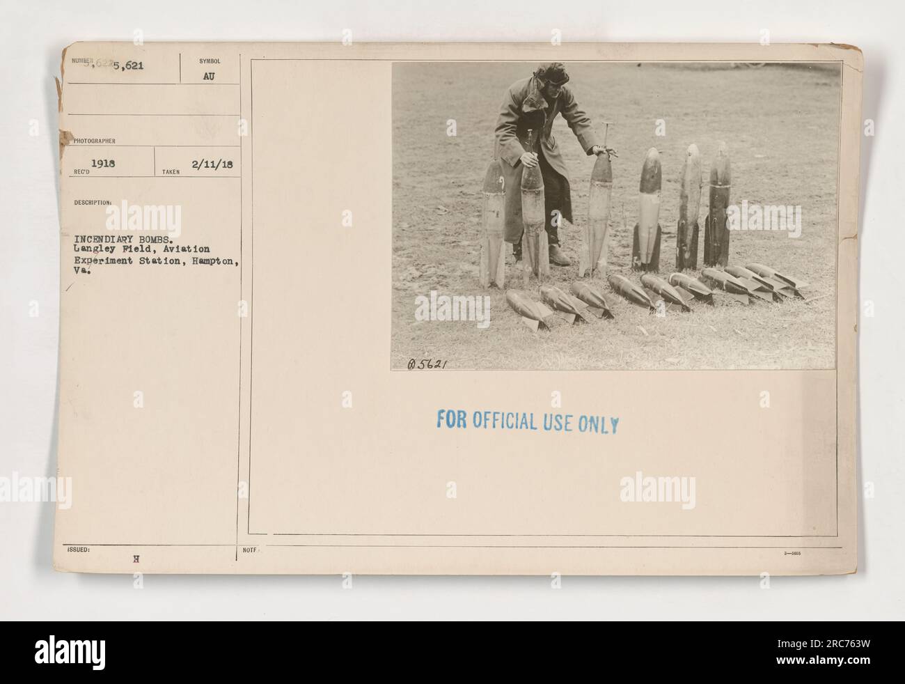 Soldiers at Langley Field, Aviation Experiment Station, are seen ...