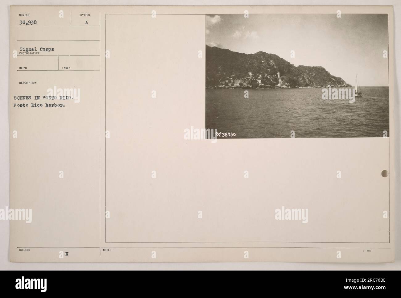 A photograph taken by a Signal Corps photographer during World War One ...