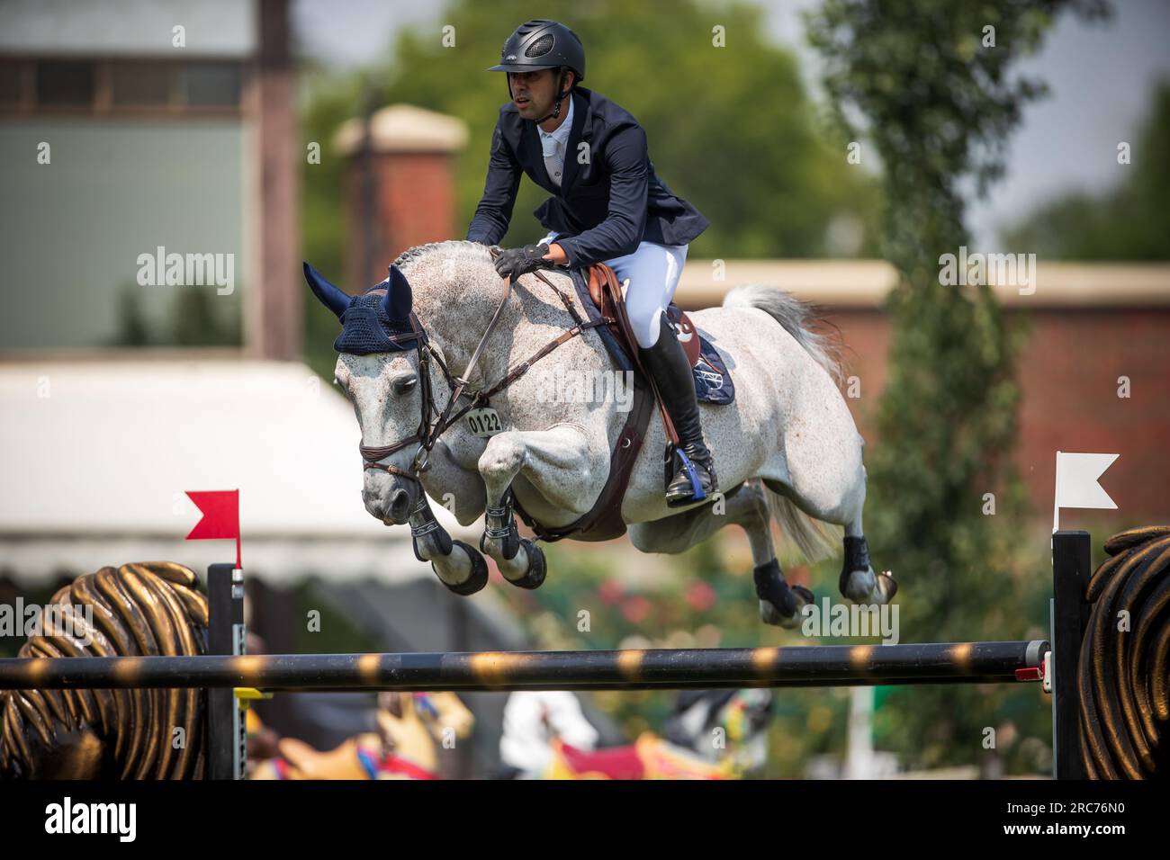 Nayel Nassar of Egypt competes in the Rolex North American Grand Prix ...