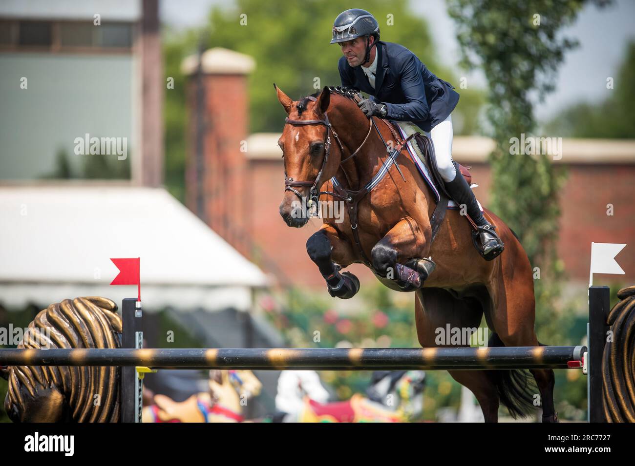 Nikolaj Hein Ruus competes in the Rolex North American Grand Prix at ...