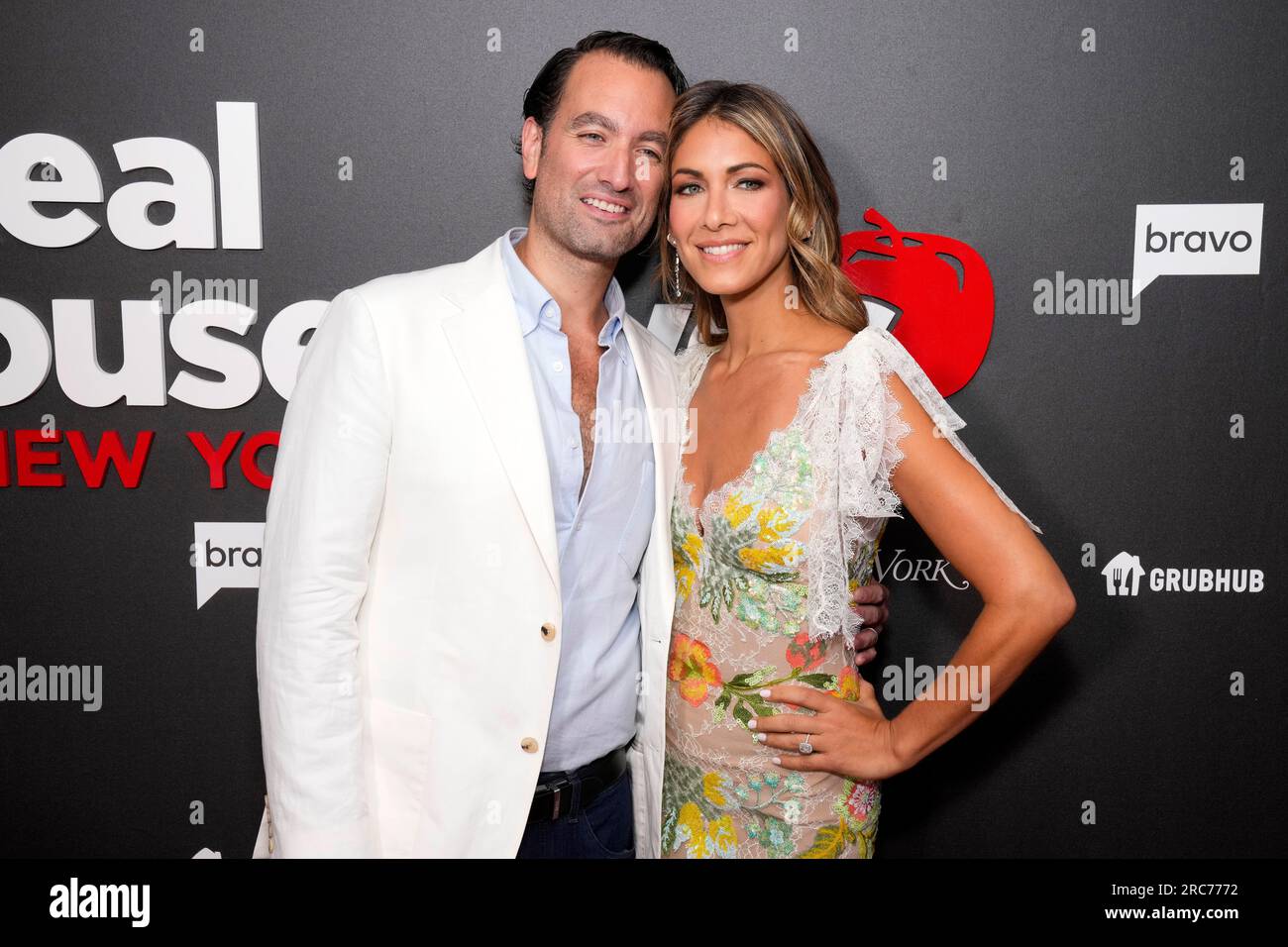 Abraham Lichy, left, and Erin Lichy attend Bravo's "The Real Housewives ...