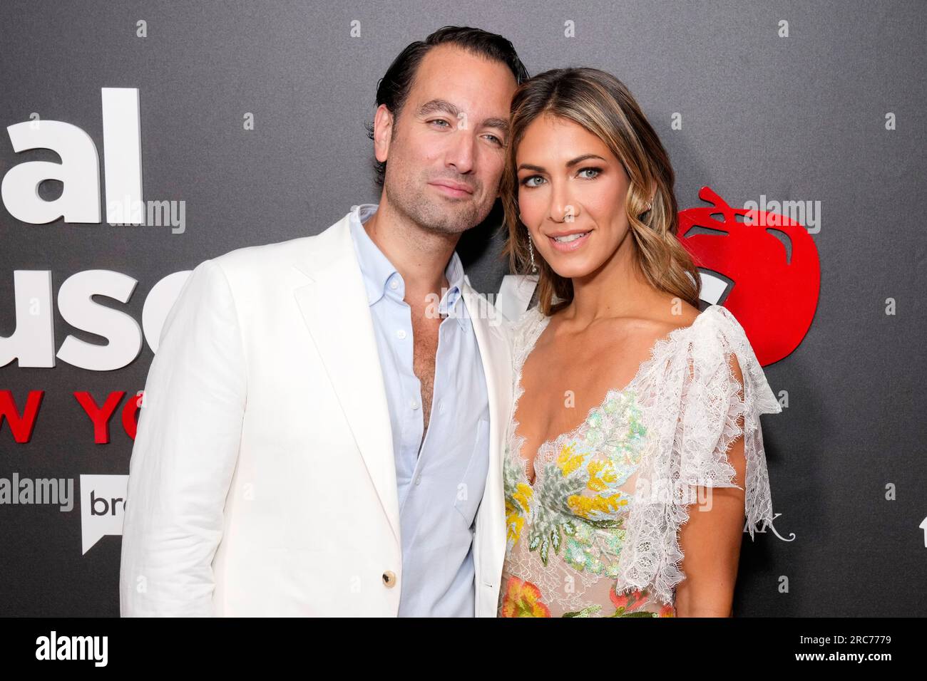 Abraham Lichy, left, and Erin Lichy attend Bravo's "The Real Housewives ...