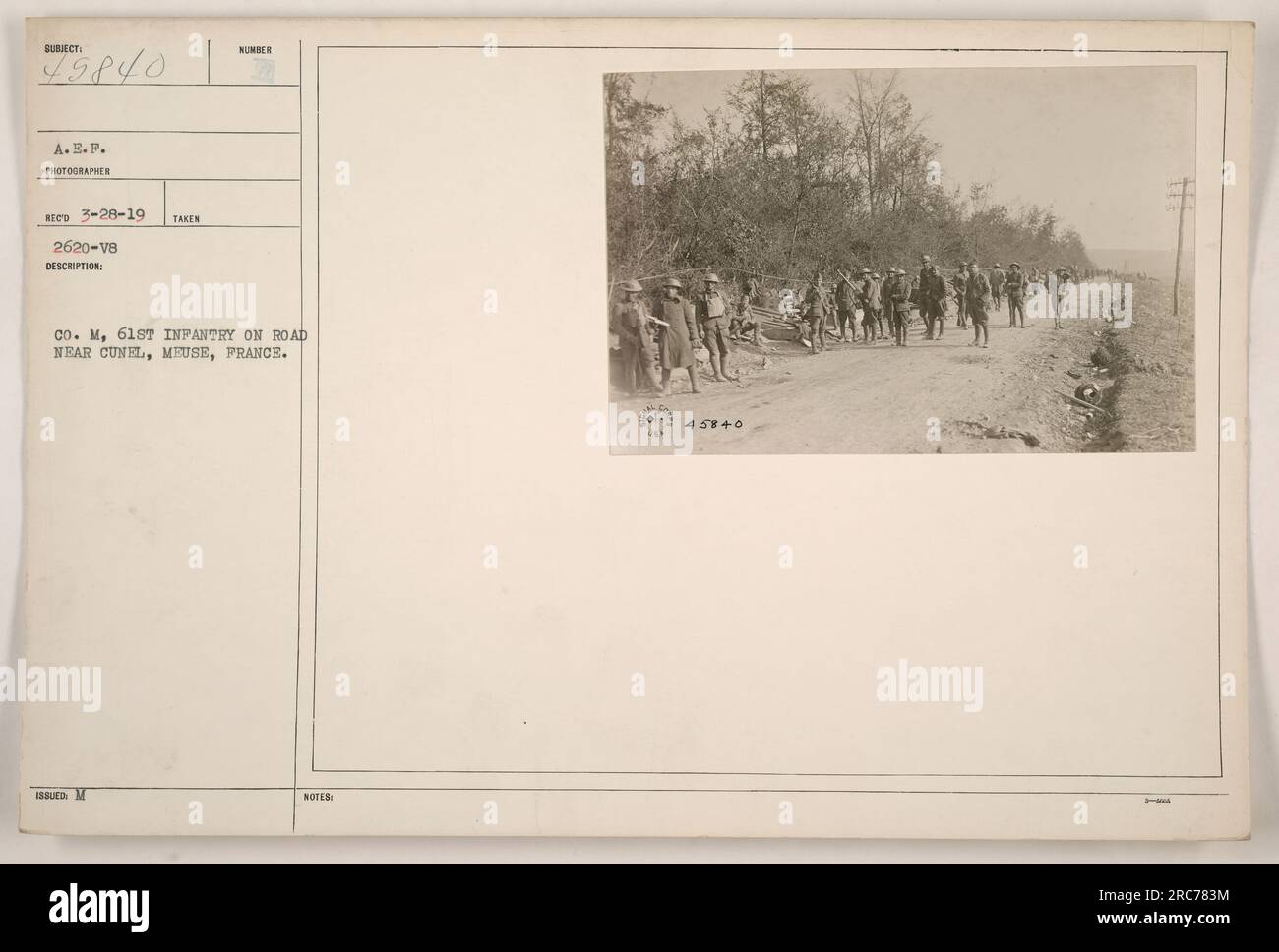 Co m 61st infantry hi-res stock photography and images - Alamy