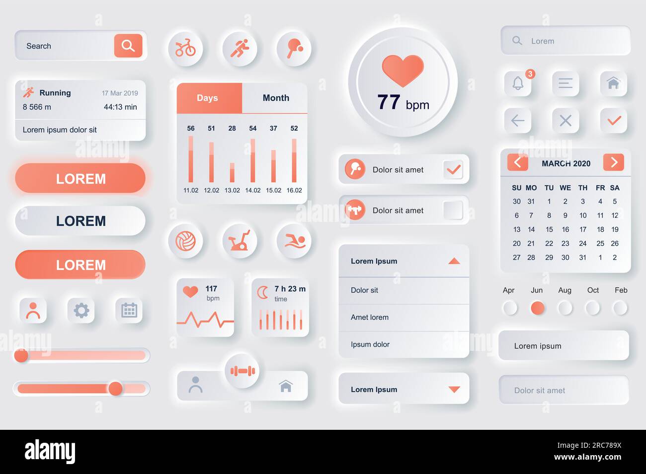 Heartbeat monitor app Stock Vector Images - Alamy