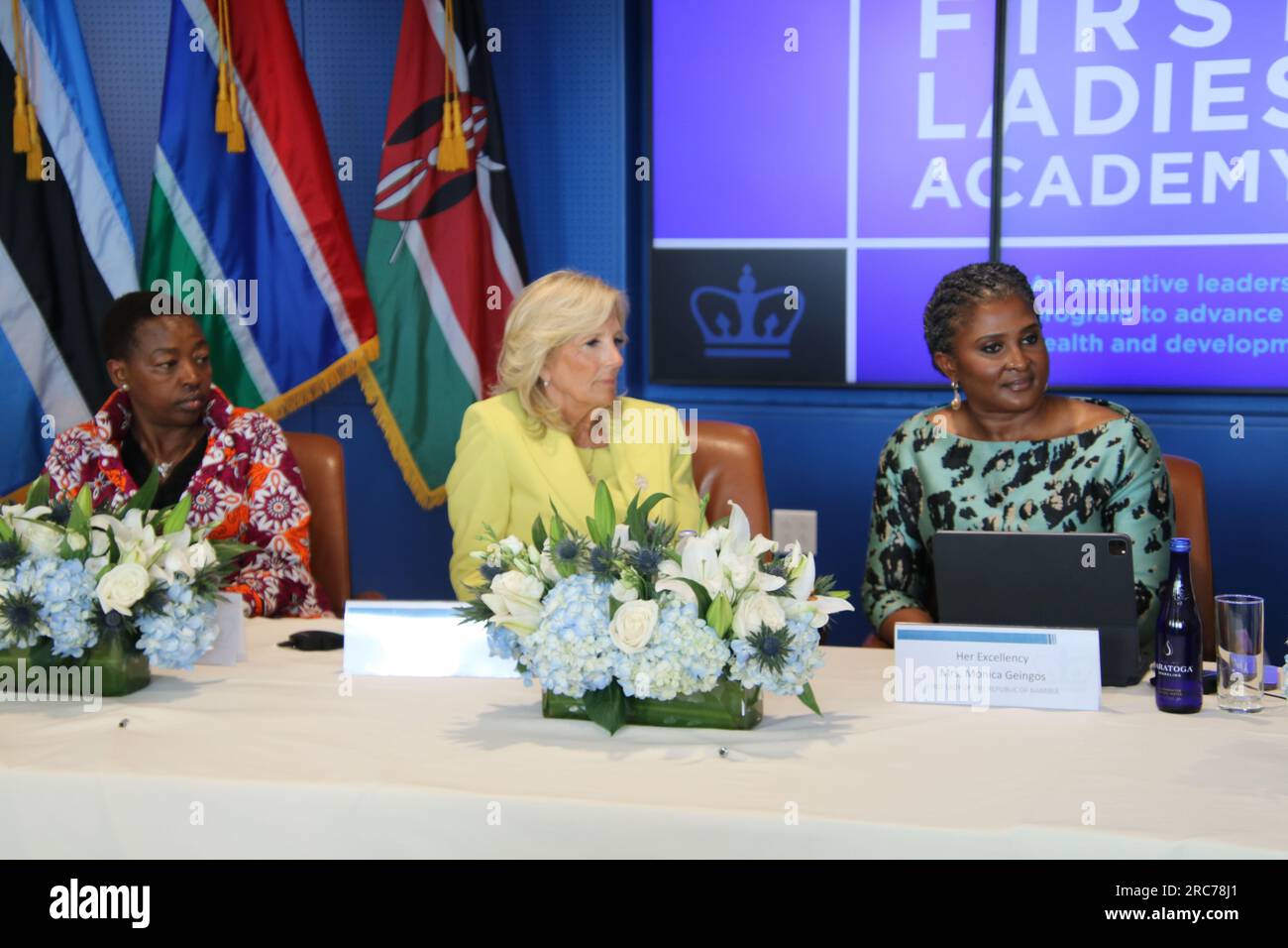 Monica geingos first lady of namibia and president of oaflad hi-res ...