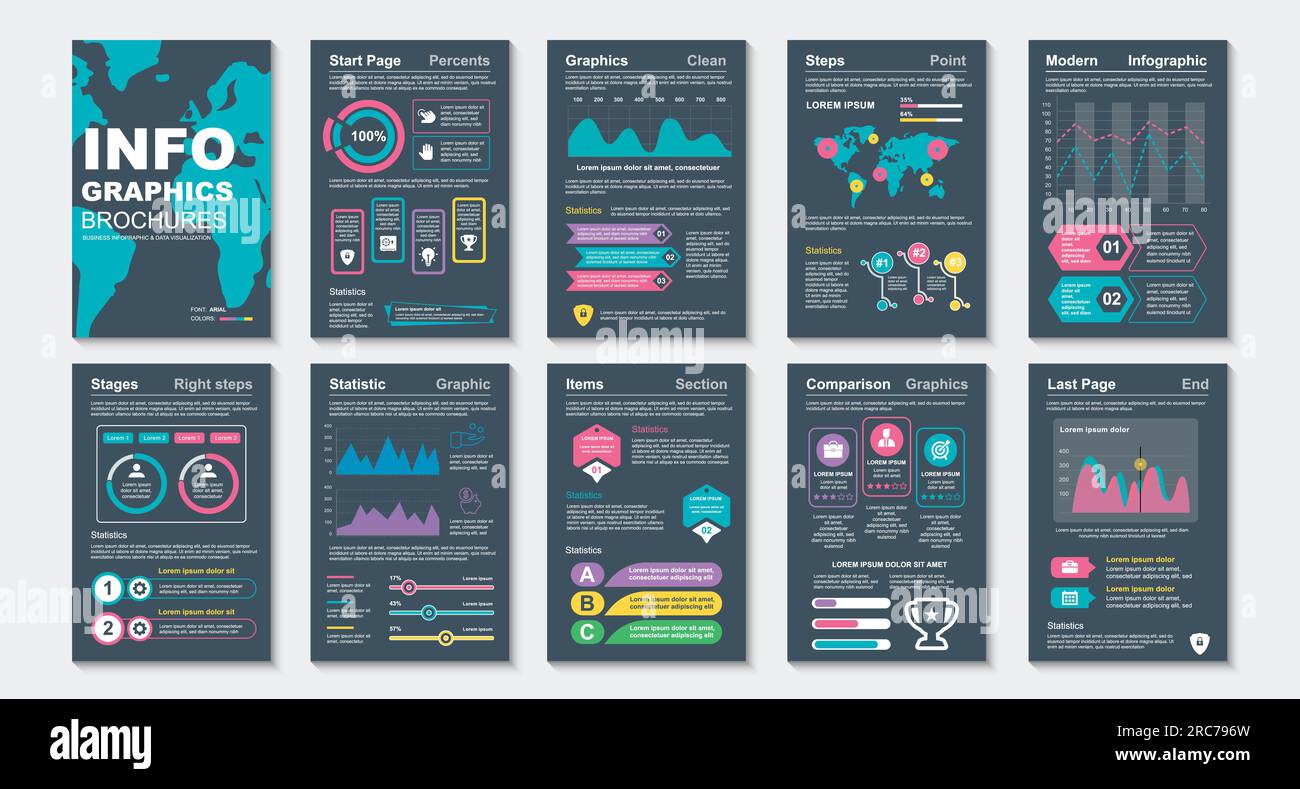 Info flyer Stock Vector Images - Alamy