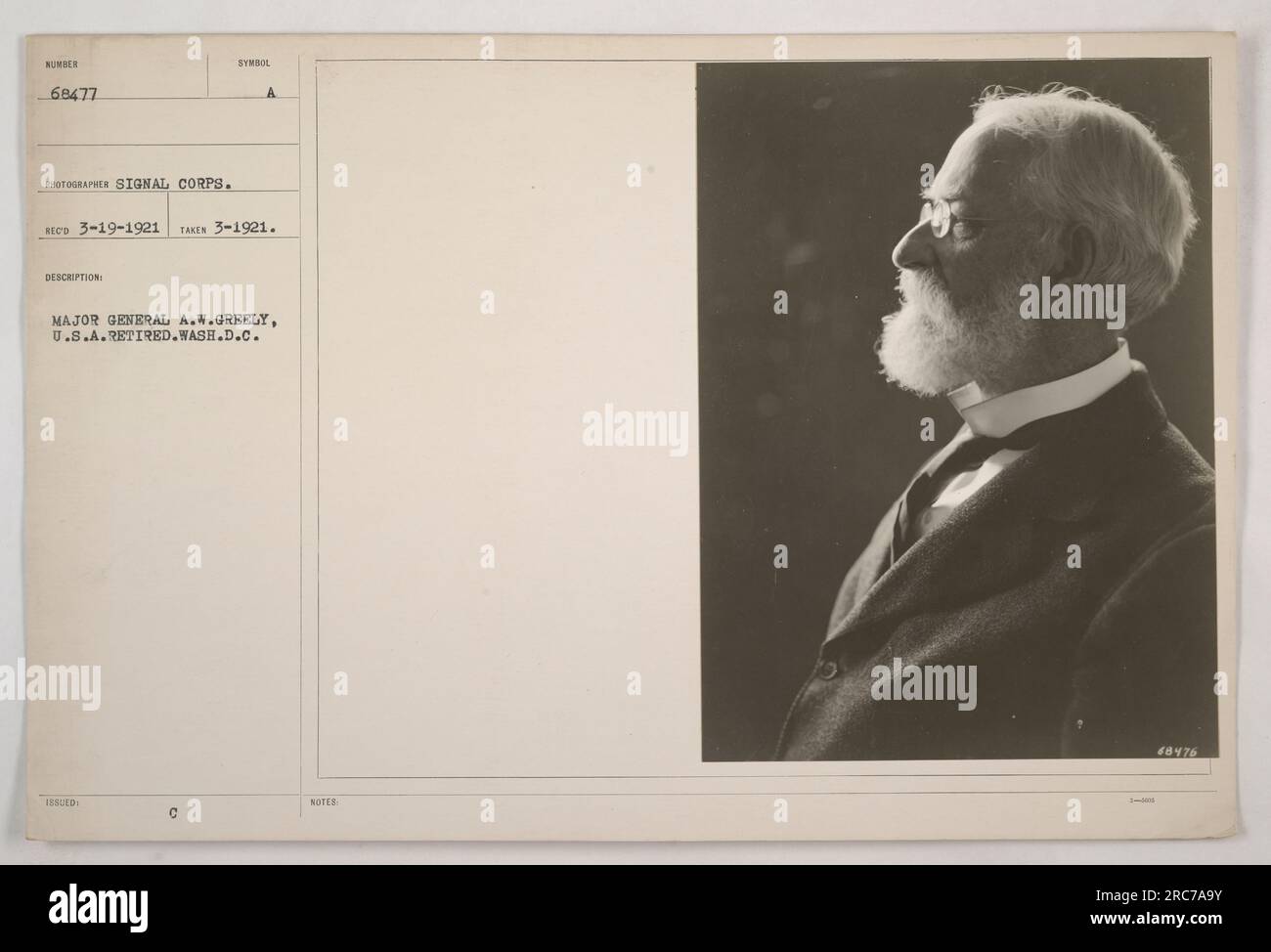 Image of Major General A.W. Greely, U.S.A. Retired, taken in Washington ...
