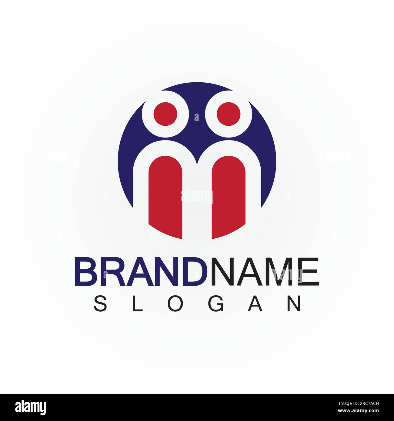 M Letter people concept Logo Template Vector Illustration Stock Vector ...