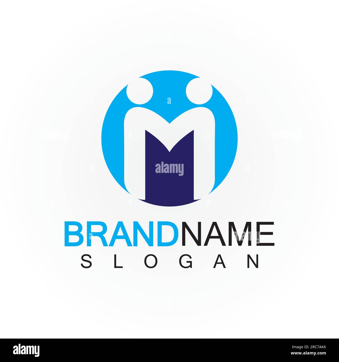 M Letter people concept Logo Template Vector Illustration Stock Vector ...