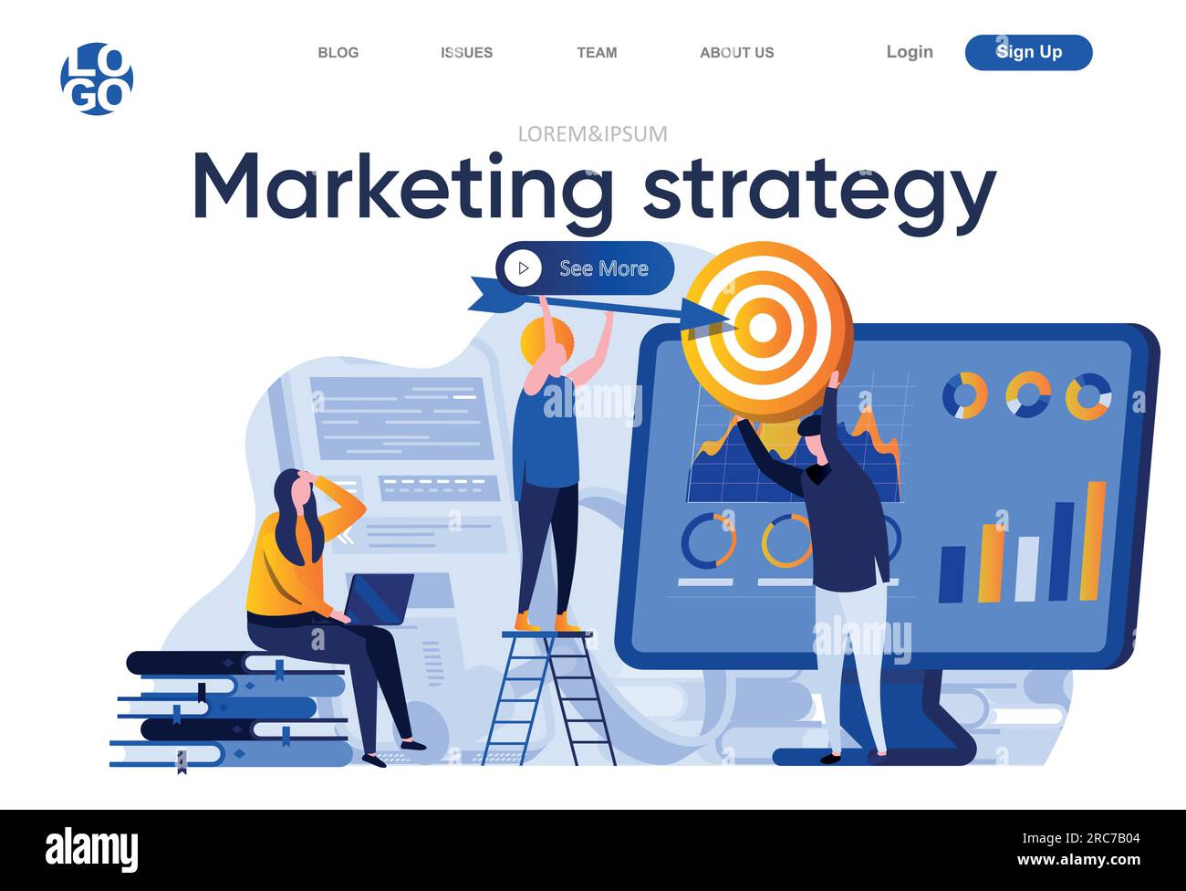 Market potential vector vectors hi-res stock photography and images - Alamy