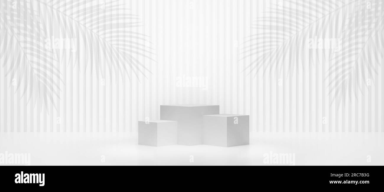Cosmetic podium product minimal scene with platform grey background 3d ...