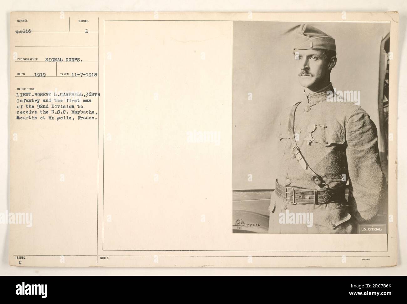 368th infantry hi-res stock photography and images - Alamy