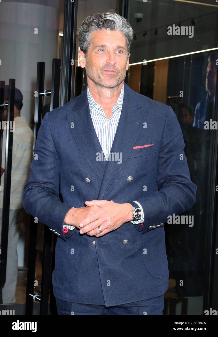 New York, NY, USA. 12th July, 2023. Patrick Dempsey at the TAG Heuer ...