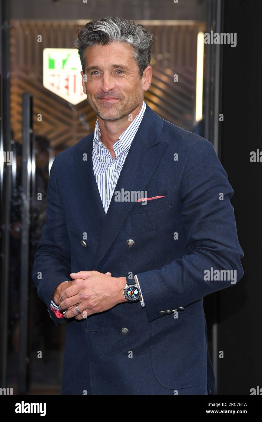 New York, USA. 12th July, 2023. Patrick Dempsey attends the TAG Heuer ...