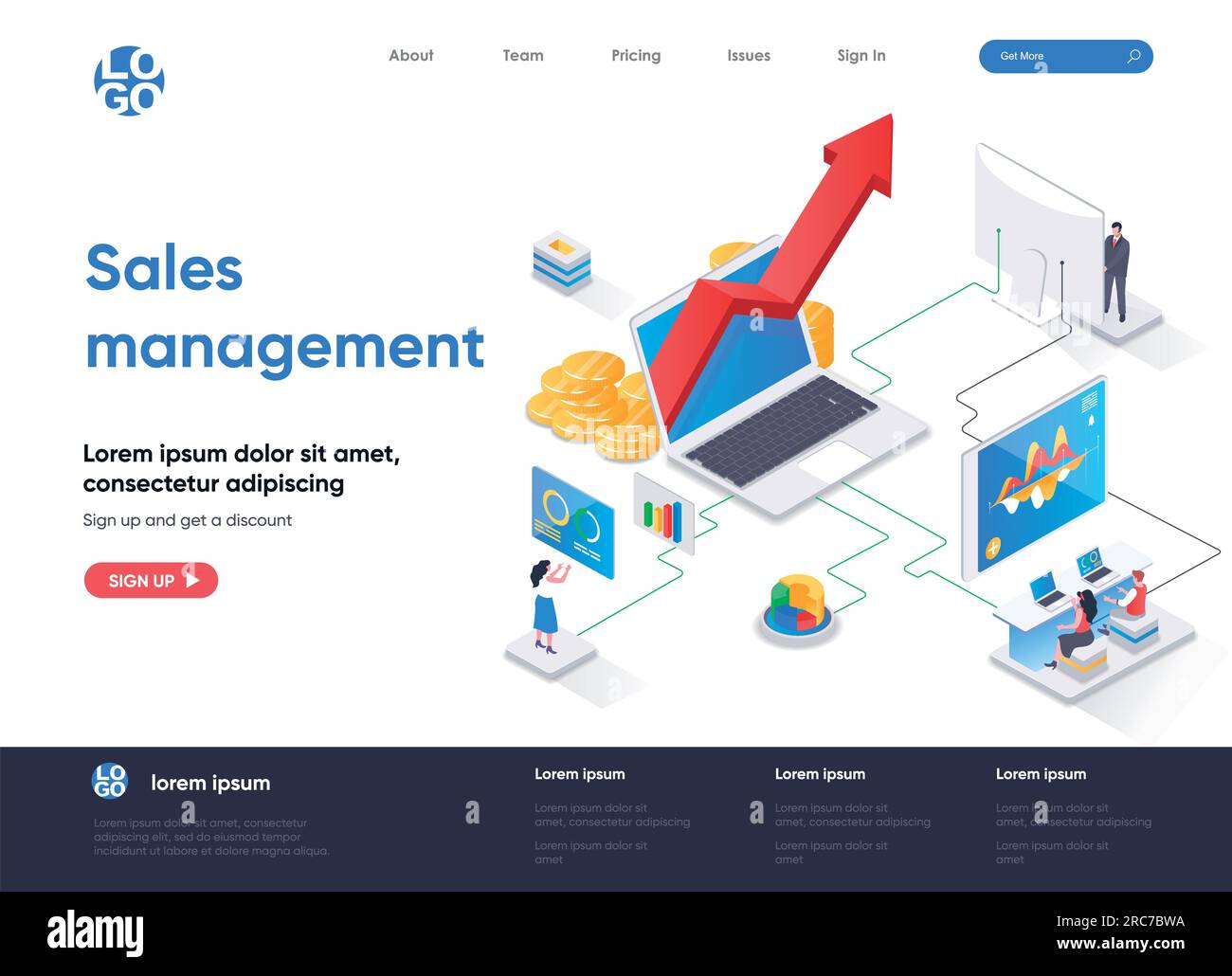 Sales and operations Stock Vector Images - Alamy