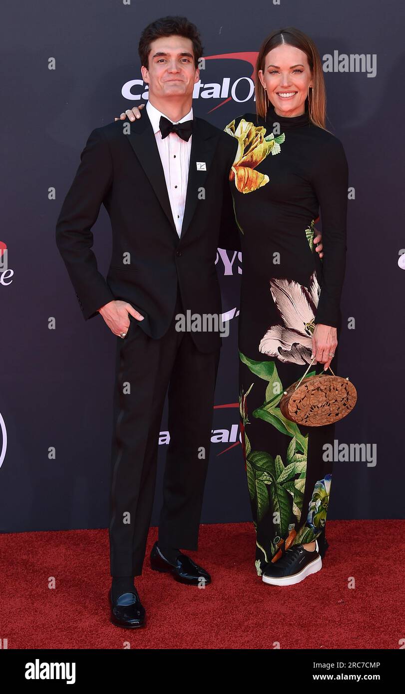 Hollywood, USA. 12th July, 2023. Zach Miller and Amy Purdy arriving to ...