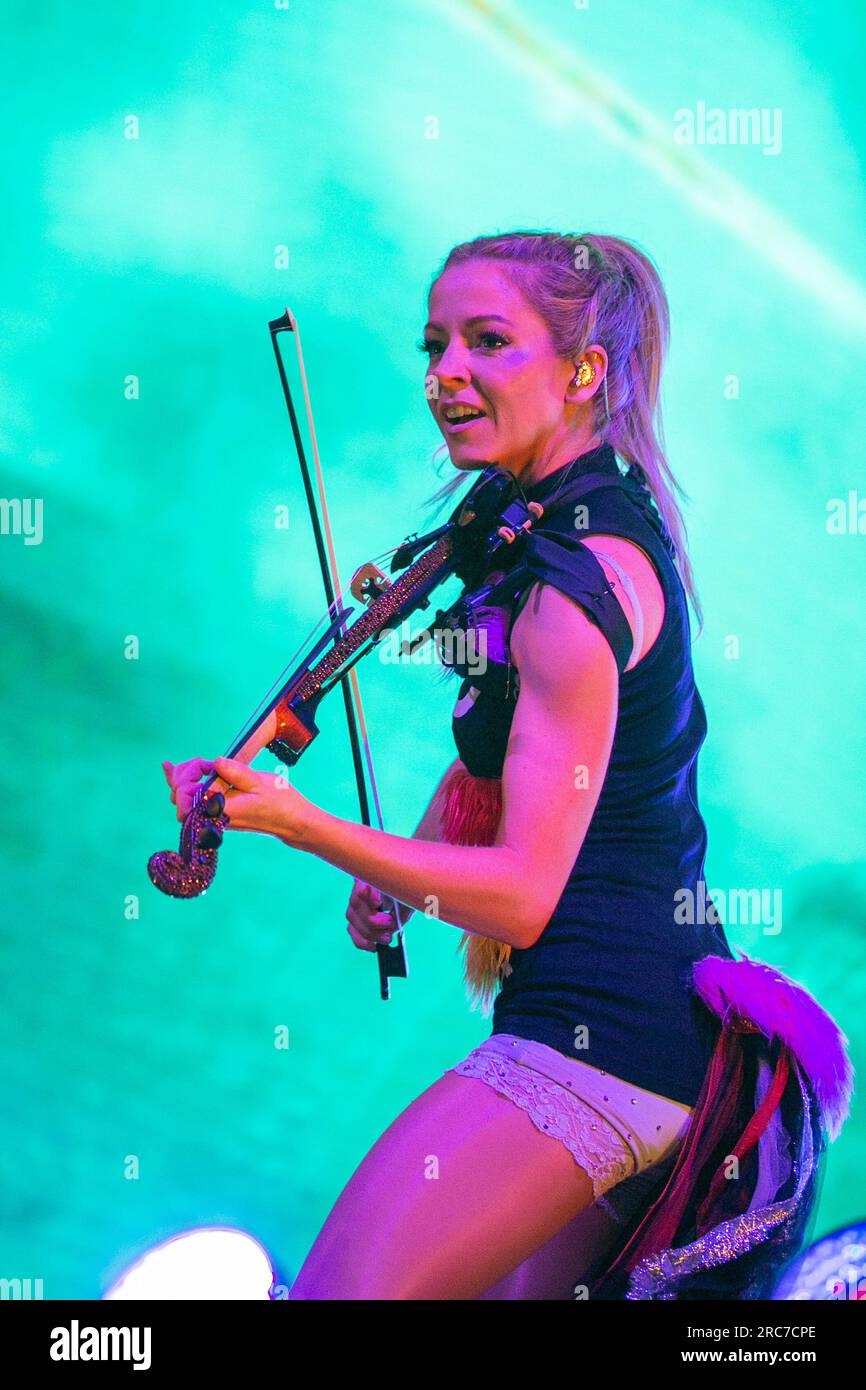 Rock in Roma, Rome, Italy, July 11, 2023, Lindsey Stirling live on ...