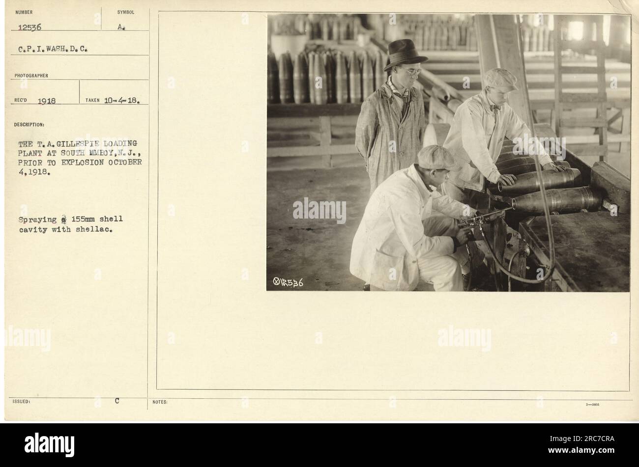 Caption: The photograph, taken by photographer RECO in 1918, shows ...