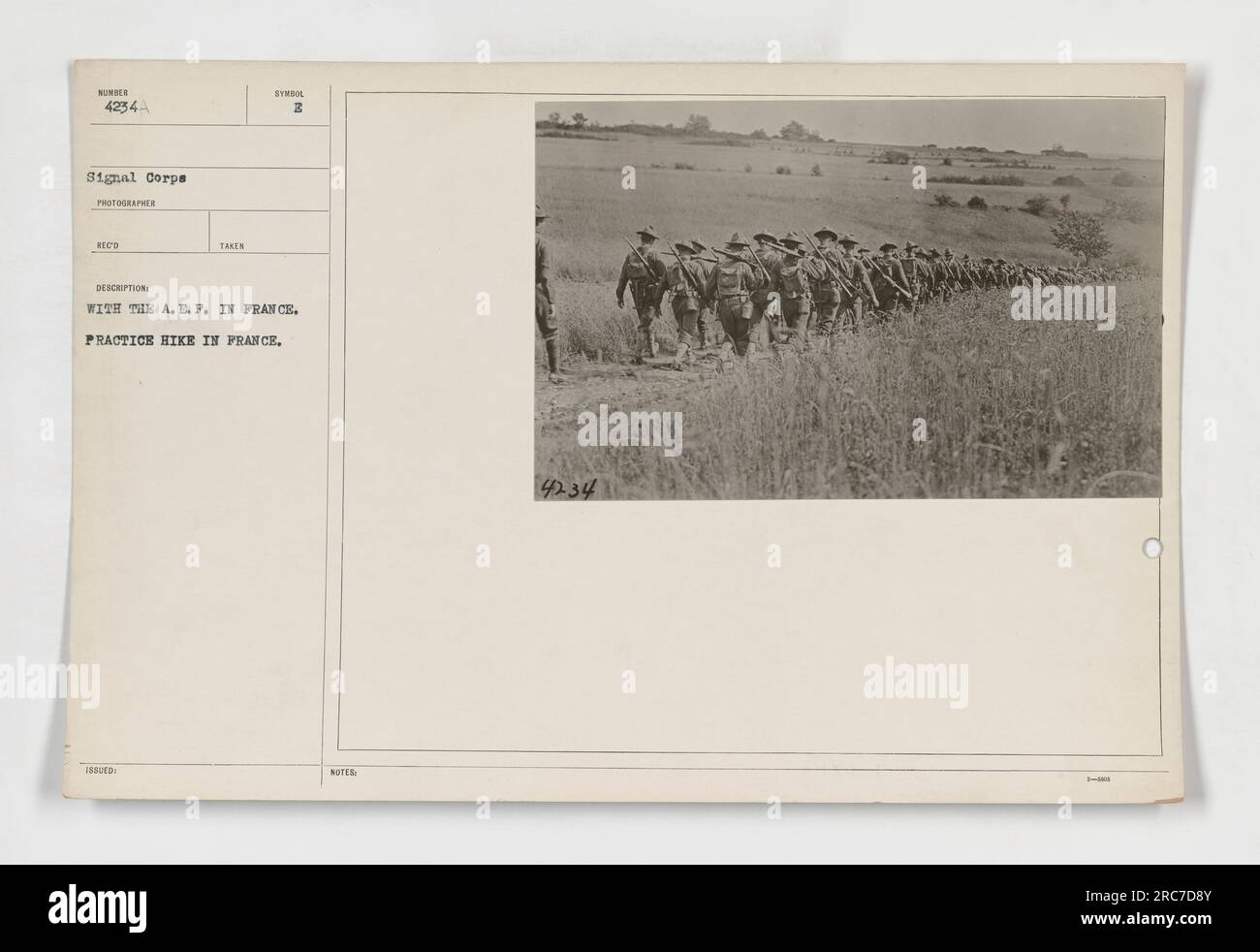 Soldiers of the American Expeditionary Forces (A.E.F.) in France ...