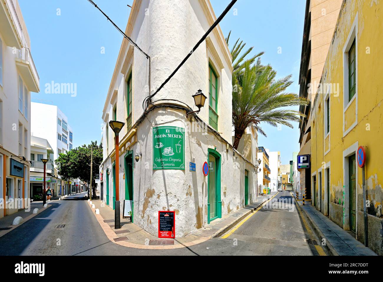 Lanzarote Canary Islands Arrecife town waterfront lovely little French ...