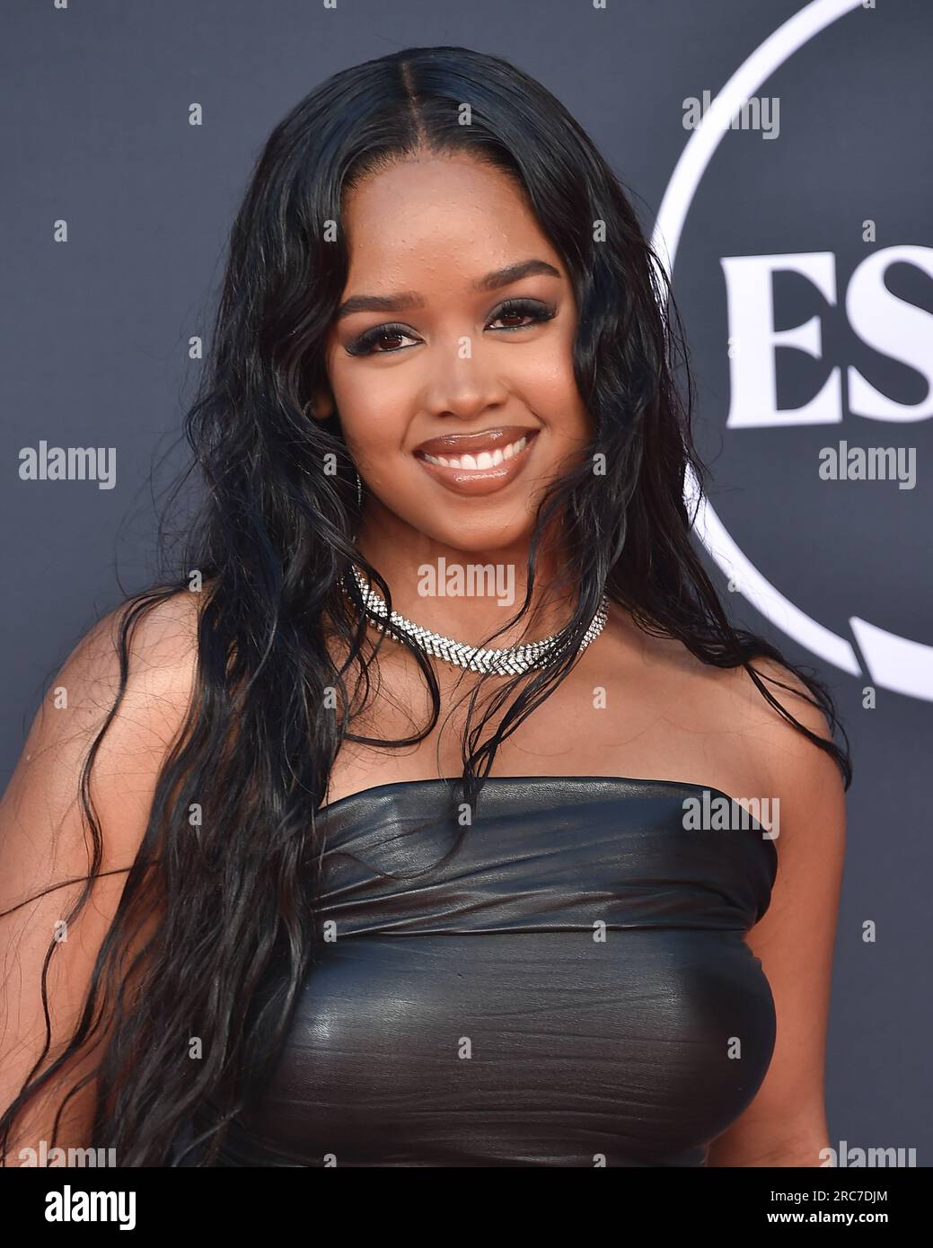 Hollywood, USA. 12th July, 2023. H.E.R aka Gabriella Wilson arriving to ...