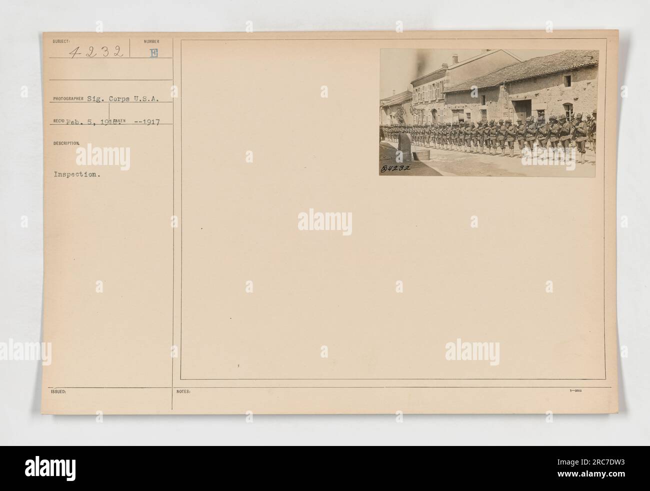 An American soldier inspecting equipment during World War One. The ...