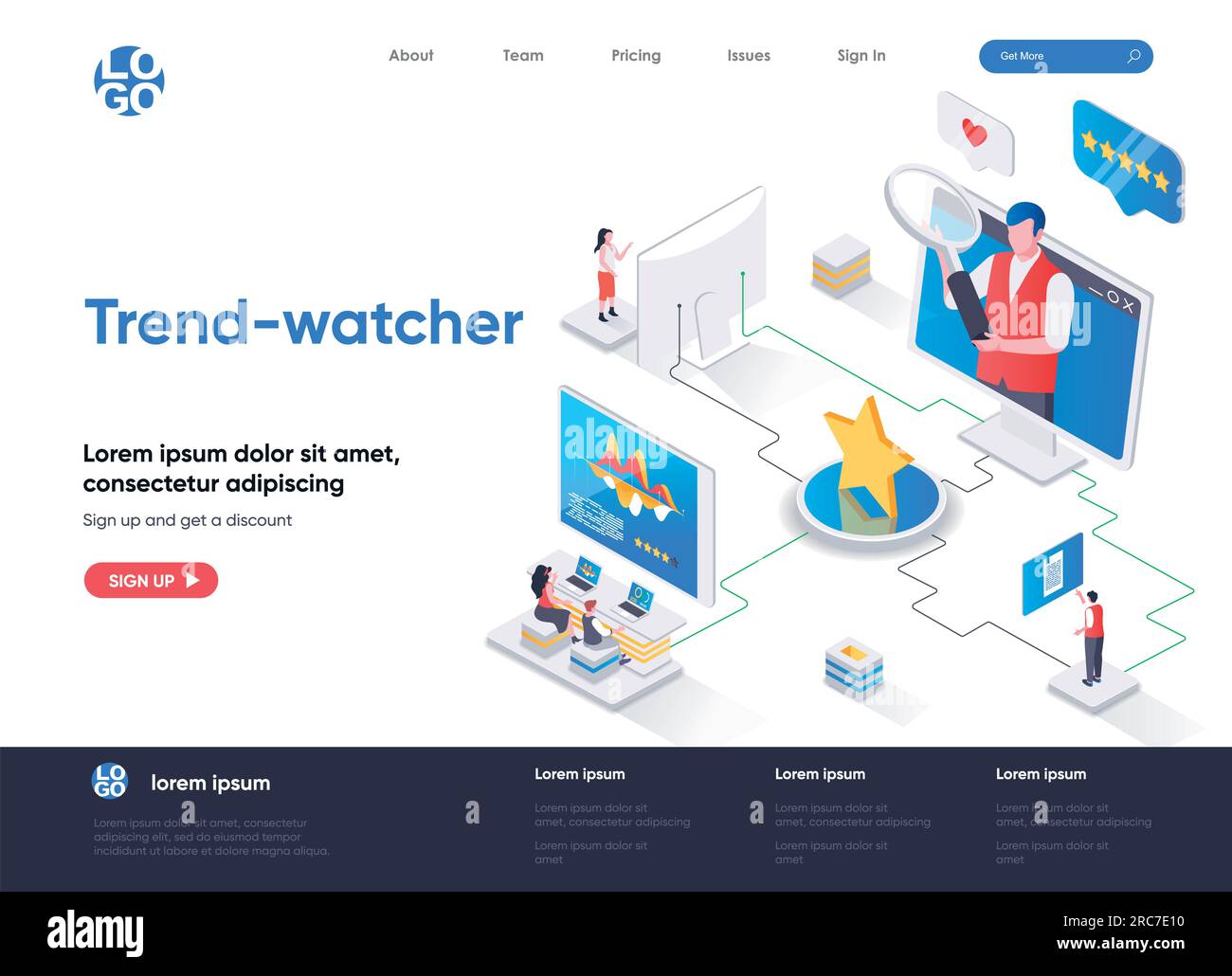 Project watching Stock Vector Images - Alamy