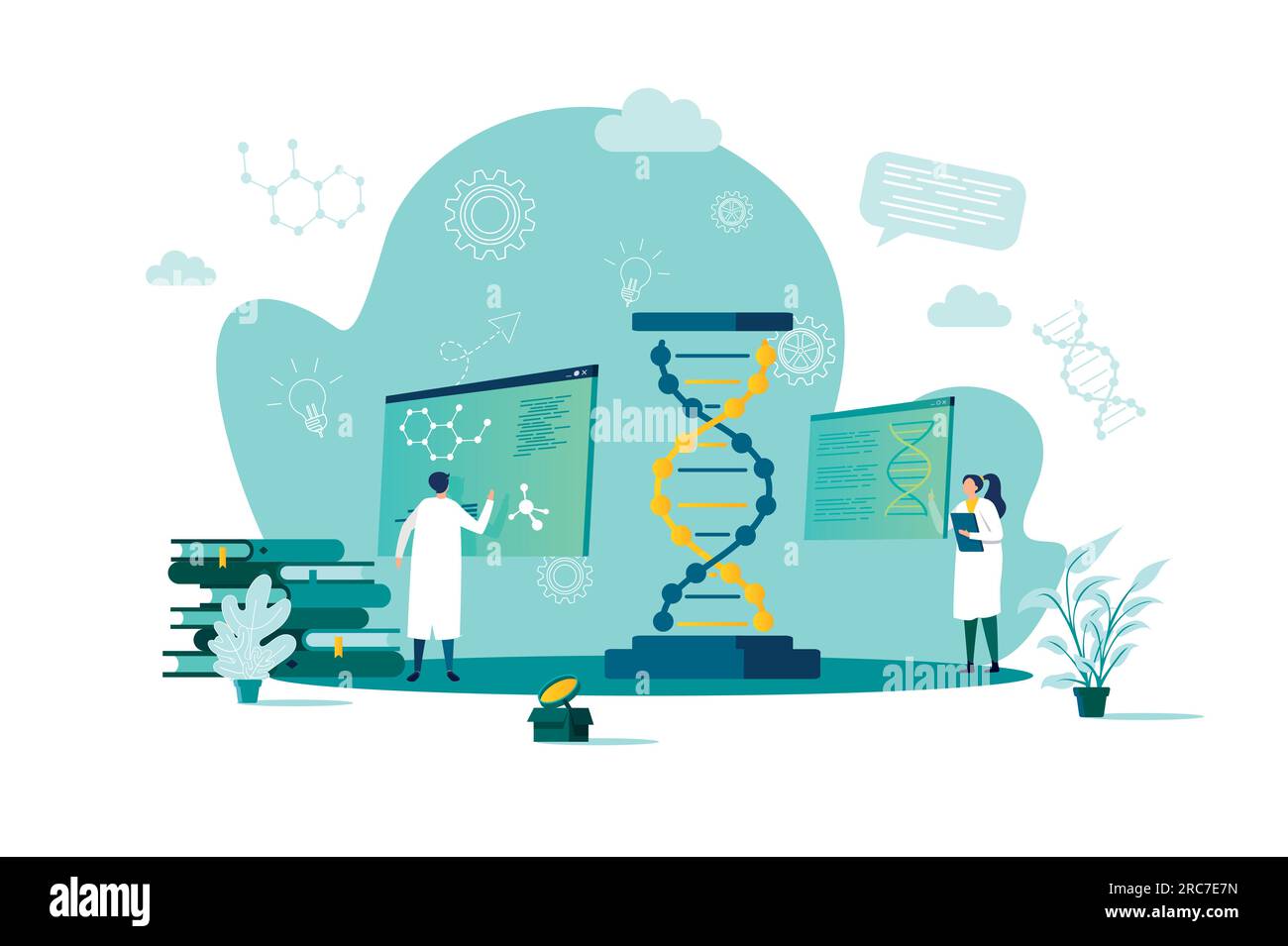 Laboratory synthesis Stock Vector Images - Alamy